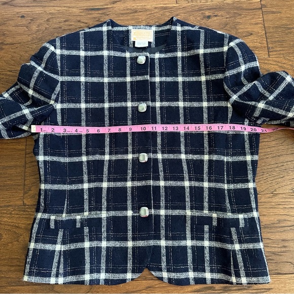Pendleton | Jackets & Coats | Pendleton Vintage Tartan Plaid Blazer Jacket 0 Virgin Wool | Poshmark